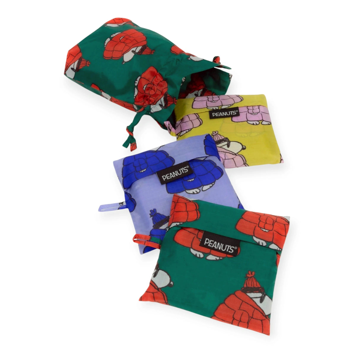 Peanuts x Baggu Set of 3 Standard Bags - Puffer Snoopy Prints – Blink Box